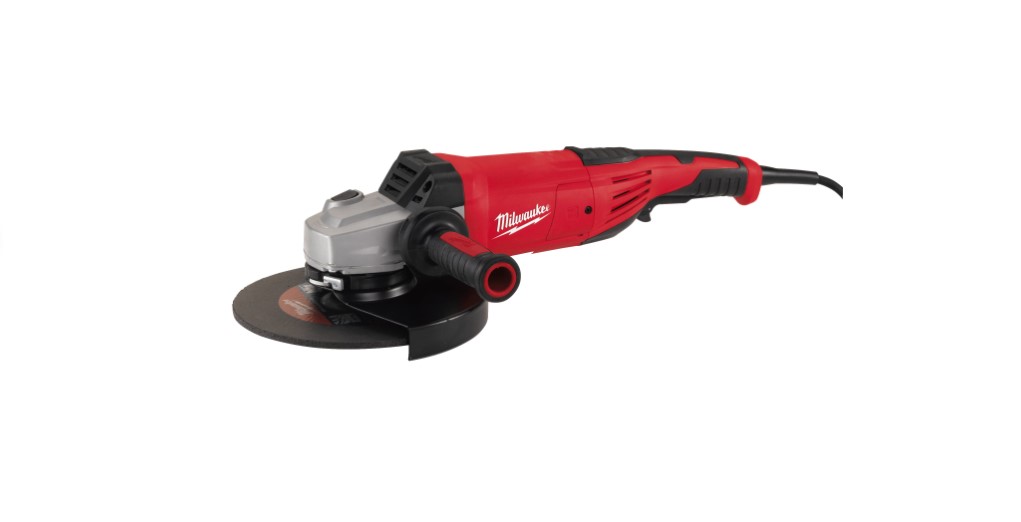 משחזת זווית עם בולם זעזועים, 2400W ו - Milwaukee AGVK 24-230 EK DMS ...