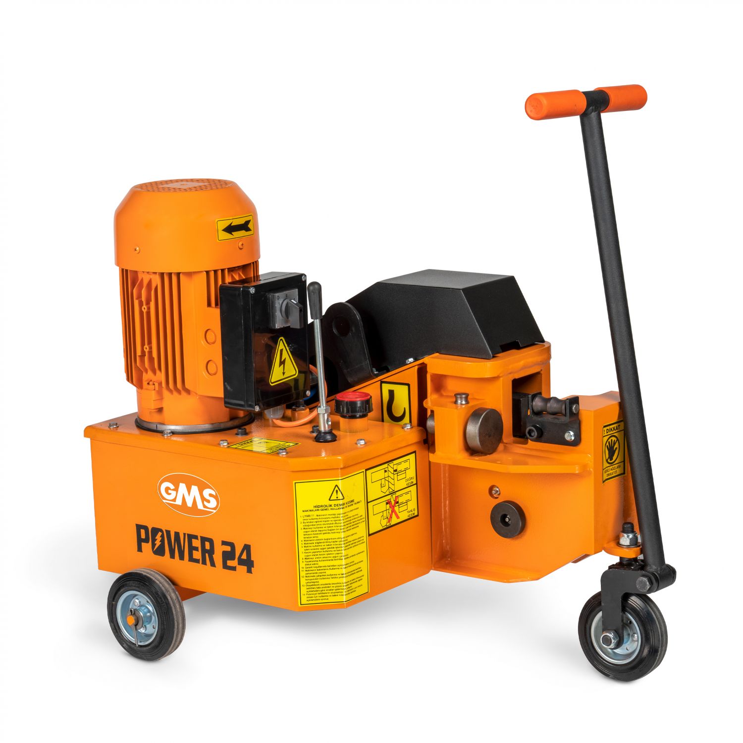 מכונה הידראולית לחיתוך ברזל POWER24 תוצרת GMS - מאסטר טולס בע"מ